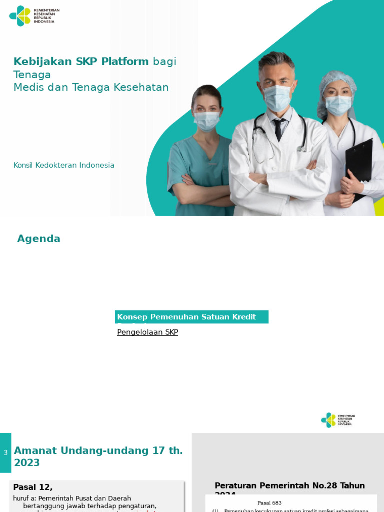 Pengelolaan SKP Dan Pengenalan SKP Platform 3 Juli Kemenkes | PDF