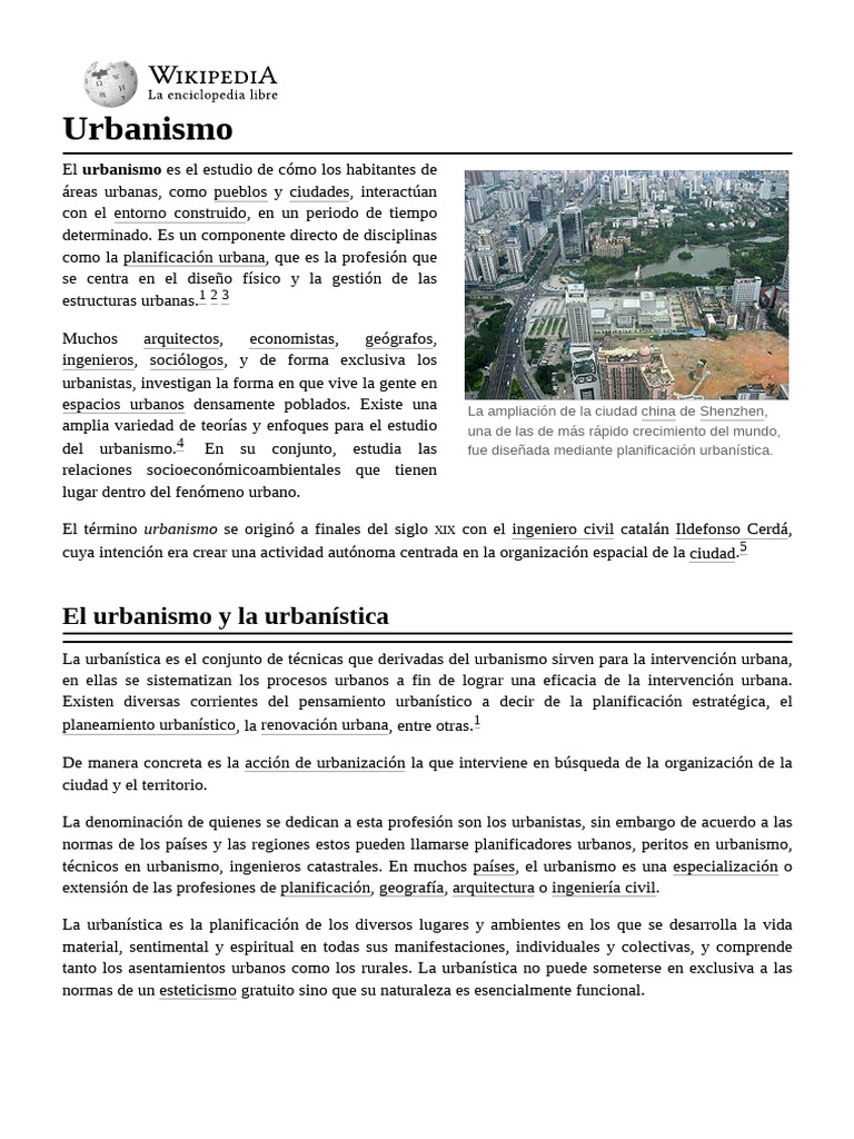 Urbanismo | PDF