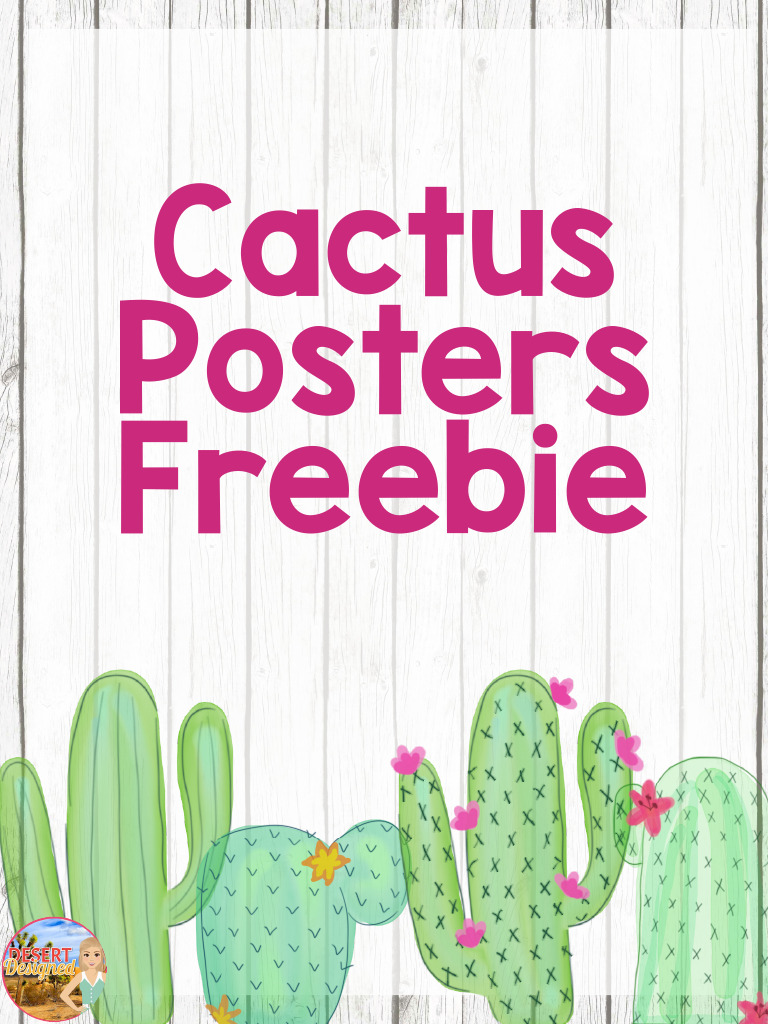 Cactus Posters Freebie | PDF