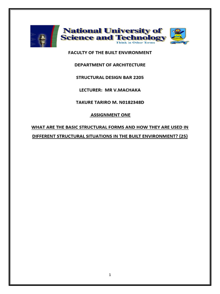 Takure Tariro M, N0182348D.... Bar 2205 | PDF