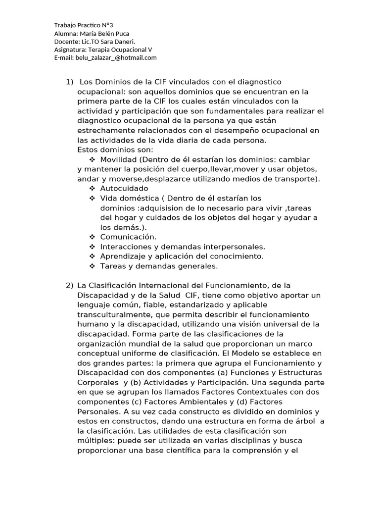 Trabajo de La Cif | PDF