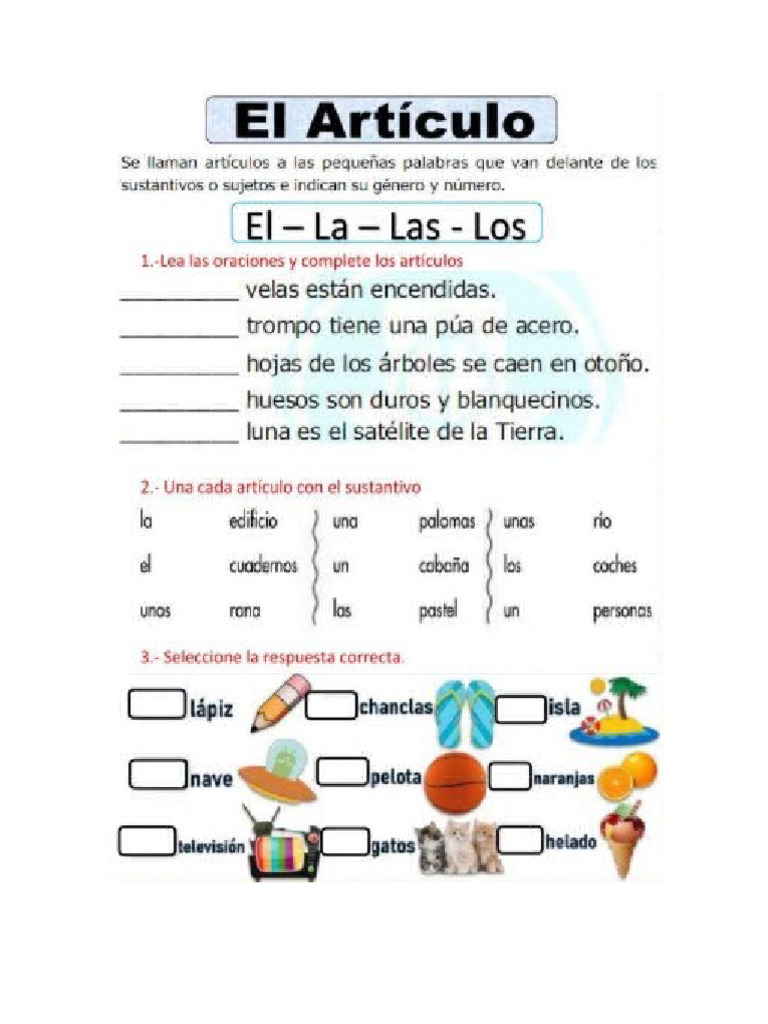 El articulo 1° | PDF