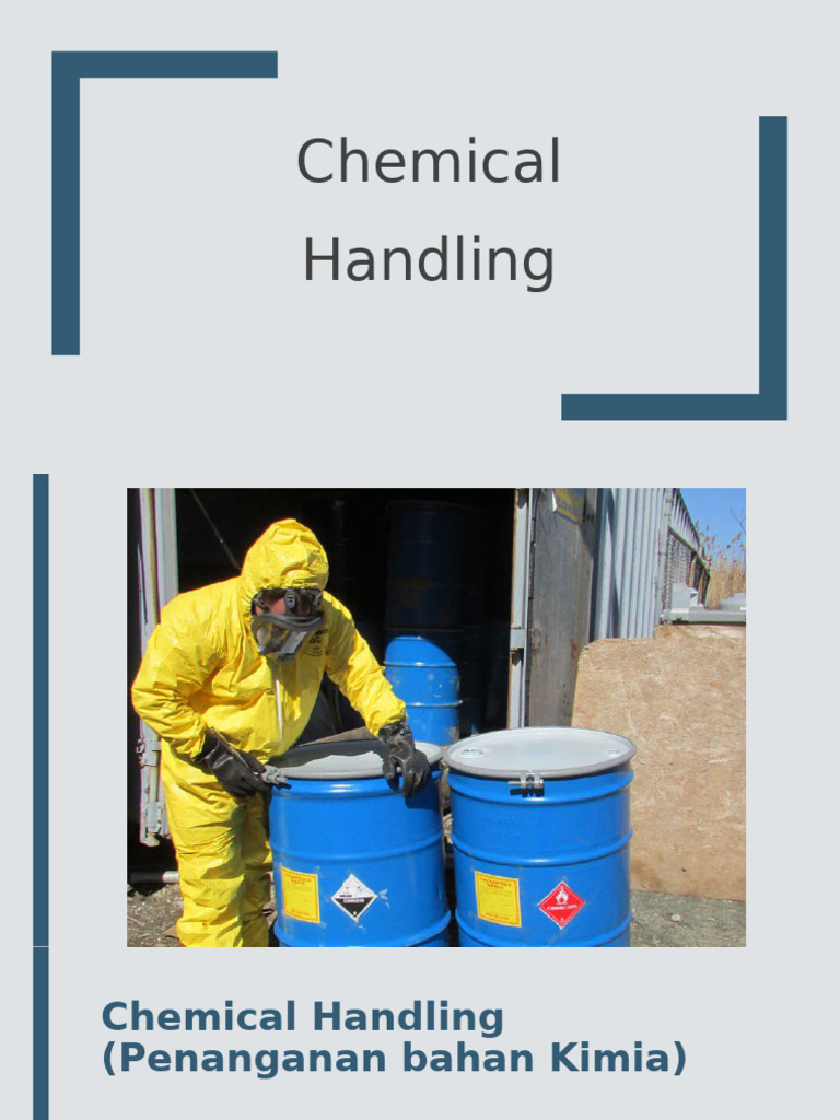 PPT Chemical Handling | PDF