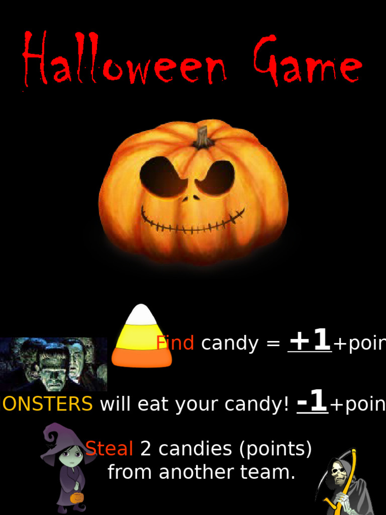 mẫu 5 Halloween Bomb PPT Game - Places | PDF | Halloween | Autumn Festivals