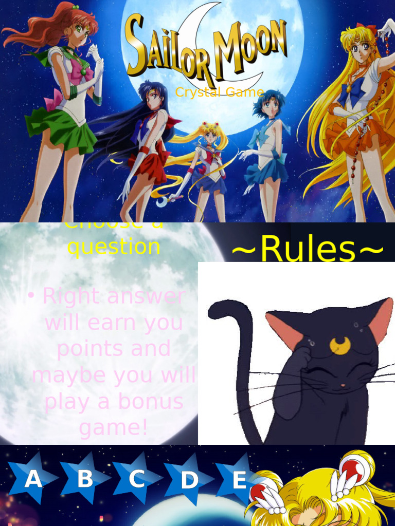 Sailor Moon Bomb Game Rules | PDF
