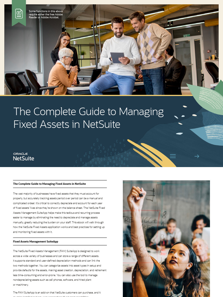 NetSuite Fixed Assets Management Guide | PDF | Depreciation | Book Value