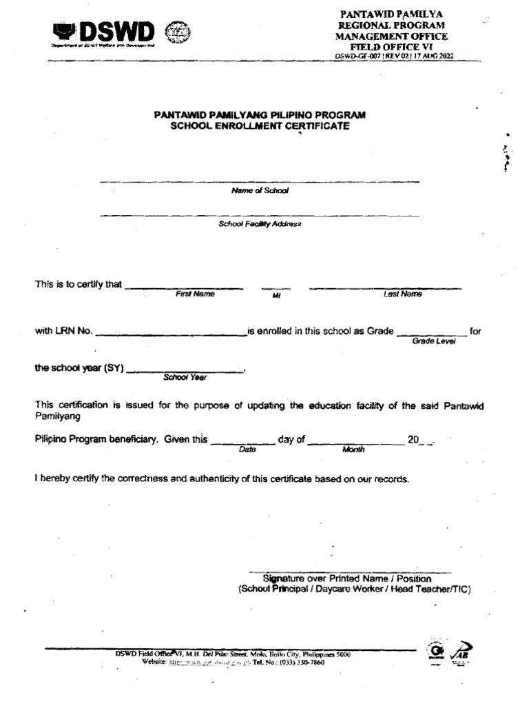 4p'S CERTIFICATE | PDF
