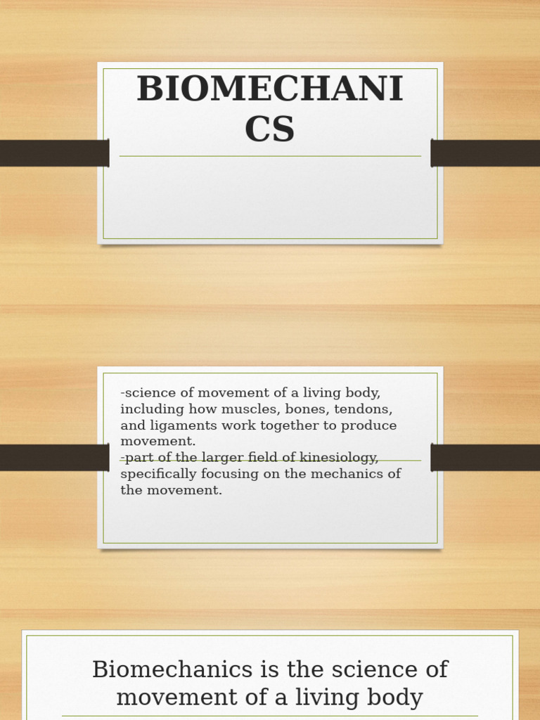 Biomechanics | PDF