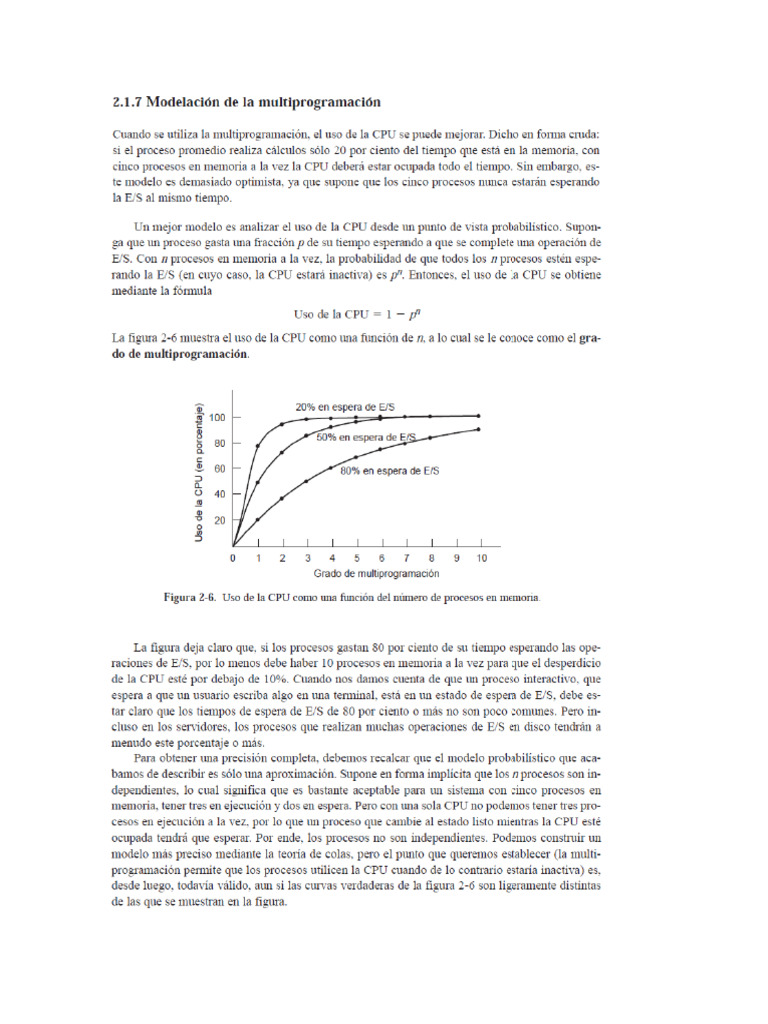 2 Modelo de Multiprogramacion 1 Pag | PDF