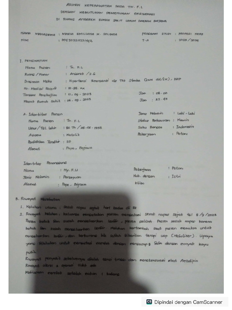 Askep Oksigenasi | PDF