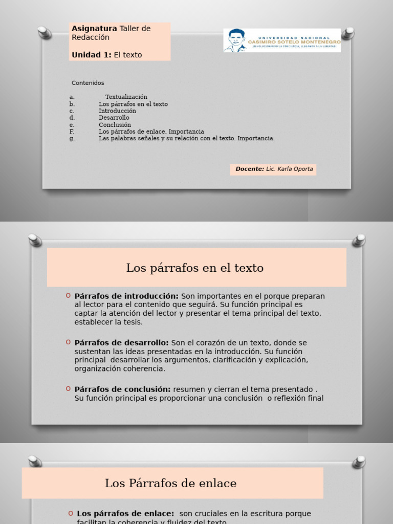 Presentaciòn Los Párrafo en El Texto | PDF