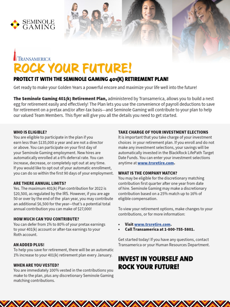 2022 401k Flyer - SGA | PDF
