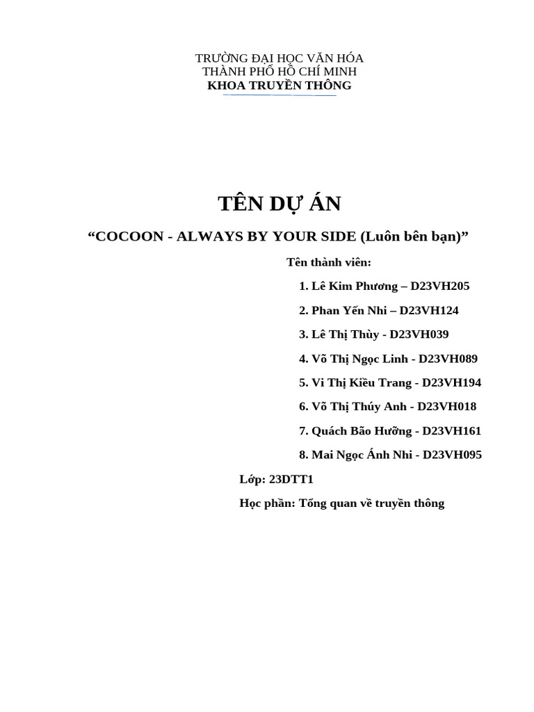 Mẫu báo cáo DA (1) | PDF