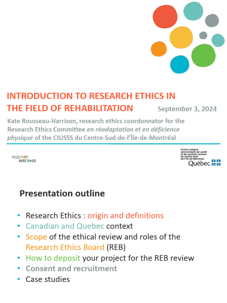 Introduction To Research Ethics | PDF | Informed Consent | Evaluation
