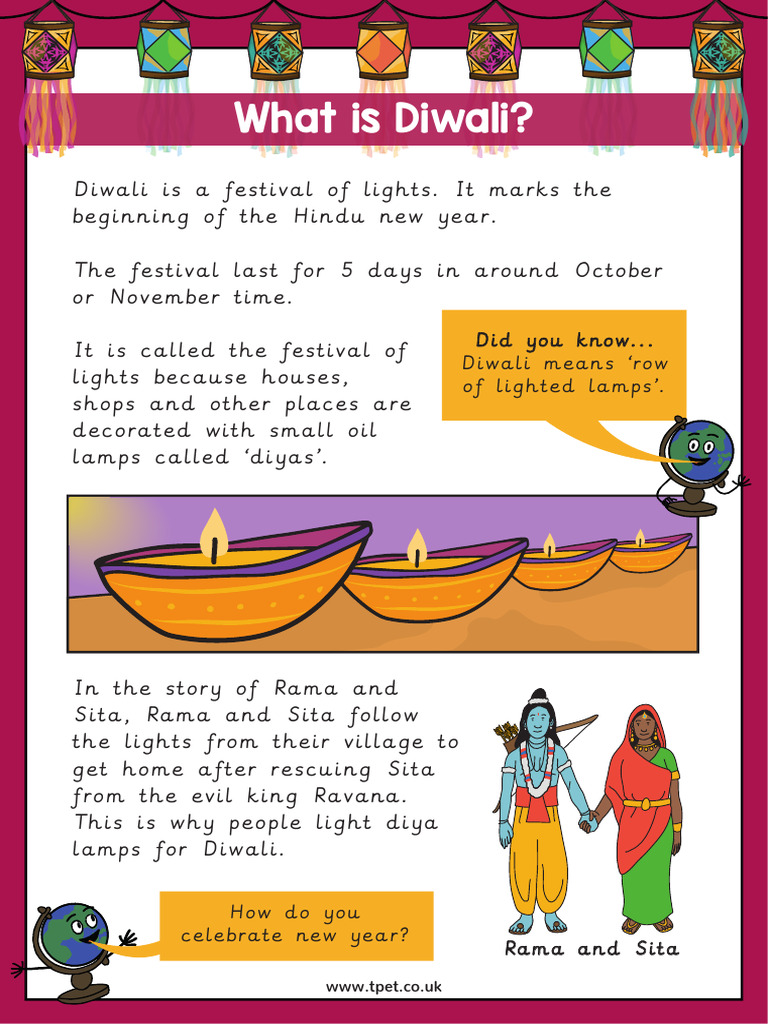 TP F 4115 What Is Diwali Explainer Sheets | PDF | Religion & Spirituality
