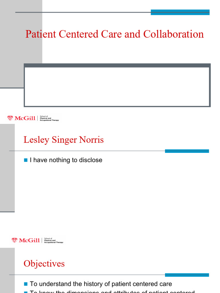 1.2 - Patient Centered Care & Collaboration | PDF | Health Care ...