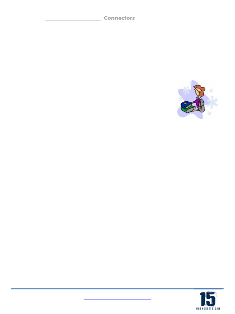 Connectors: and But or | PDF