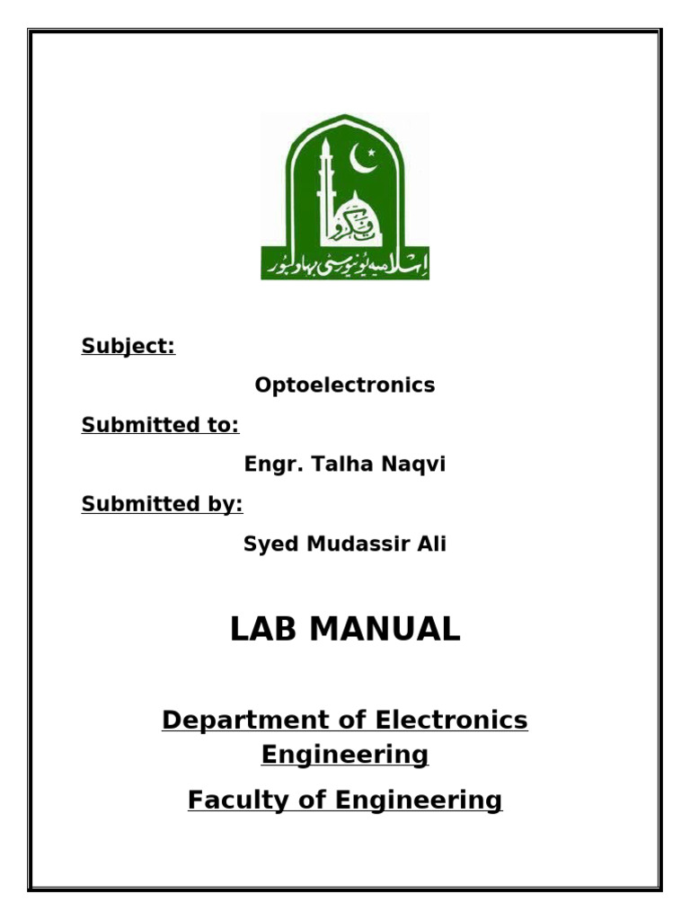 Assignment Front Page | PDF