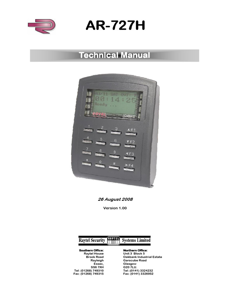AR-727H User Manual v1 00 | PDF