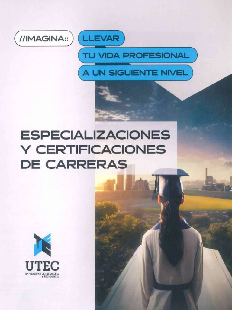 C) Especializaciones y Certificaciones UTEC | PDF