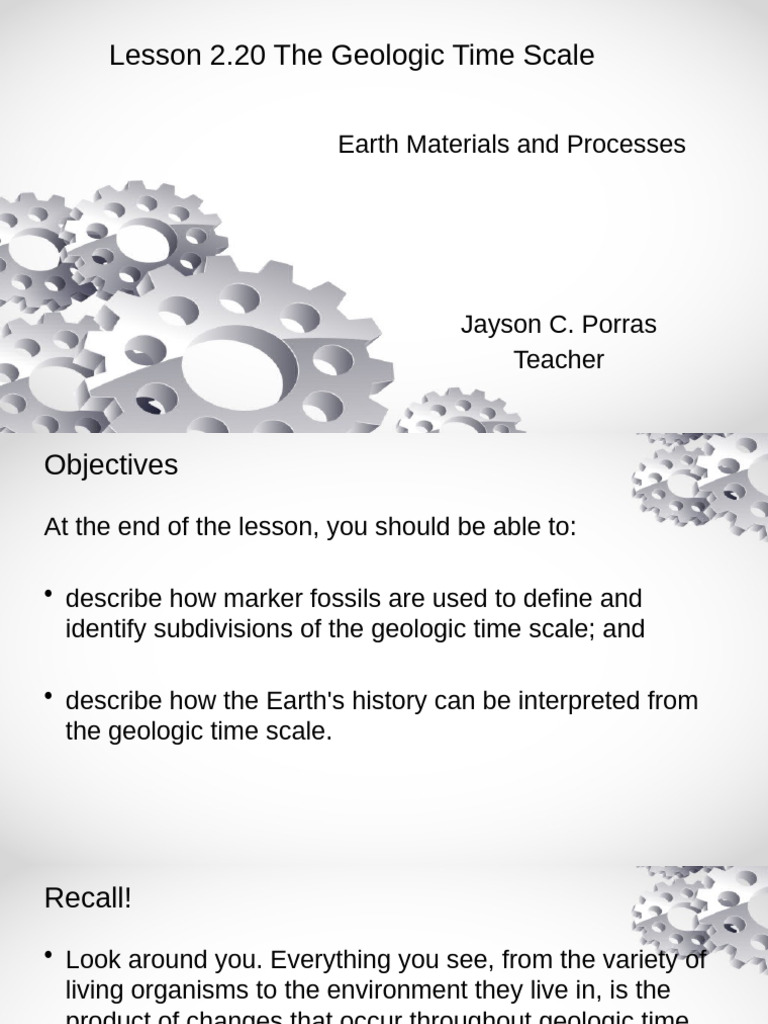 Geologic Time Scale & Fossils | PDF | Geologic Time Scale | Fossil