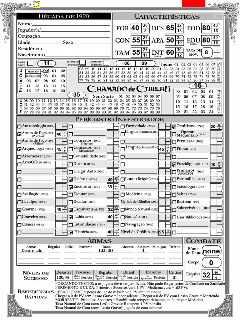 Ficha Gyoko Yakishima | PDF