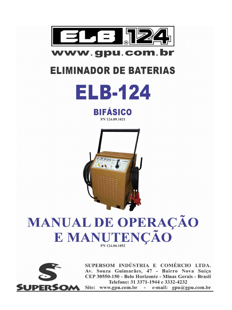 Manual - Elb - Bifasico - 2 - Site - 2015 - Carregador de Baterias | PDF