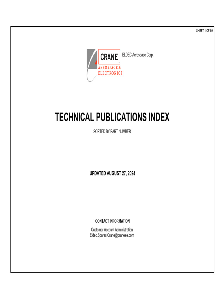 ELDEC Pubs Index | PDF
