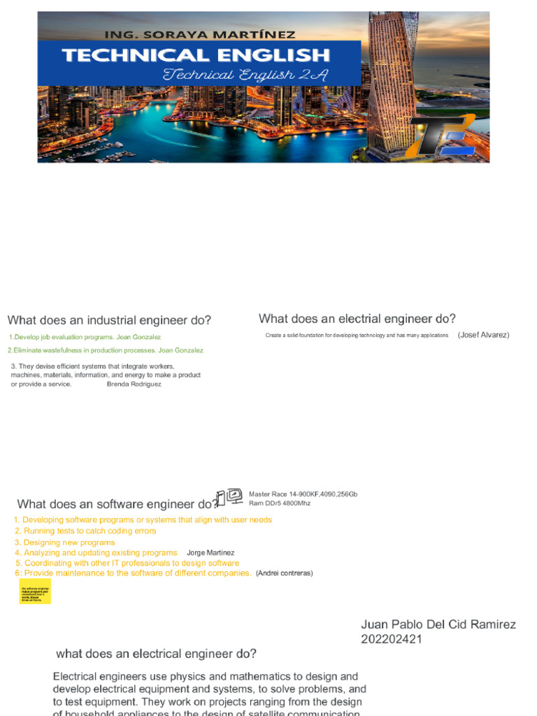 Technical English 2-A October 2023 | PDF