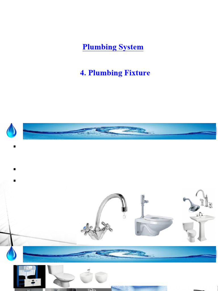 Plumbing Fixturj11 | PDF