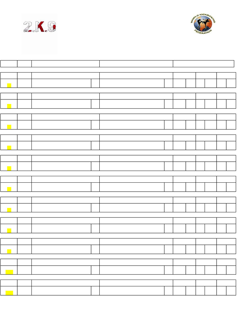 Grilla Final | PDF