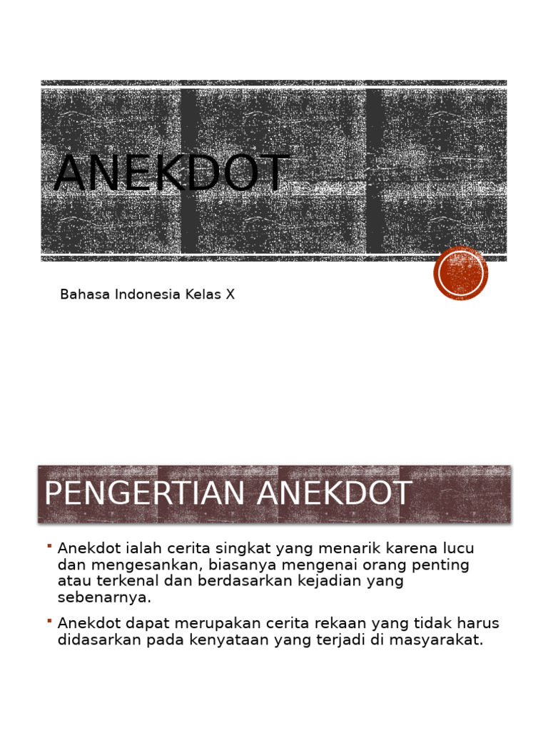 Materi Teks Anekdot | PDF