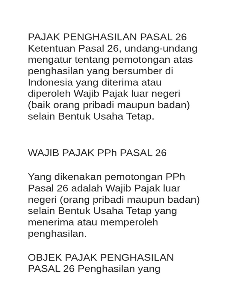 Pph Pasal 26 Pdf
