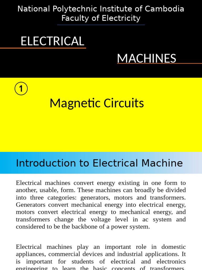 Electro Magnetic Circuits | PDF