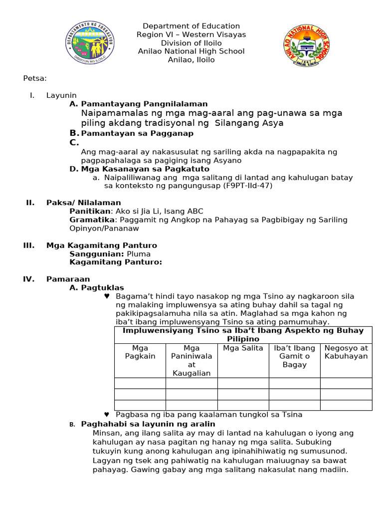 Ako Si Jia Li, Isang Abc | PDF