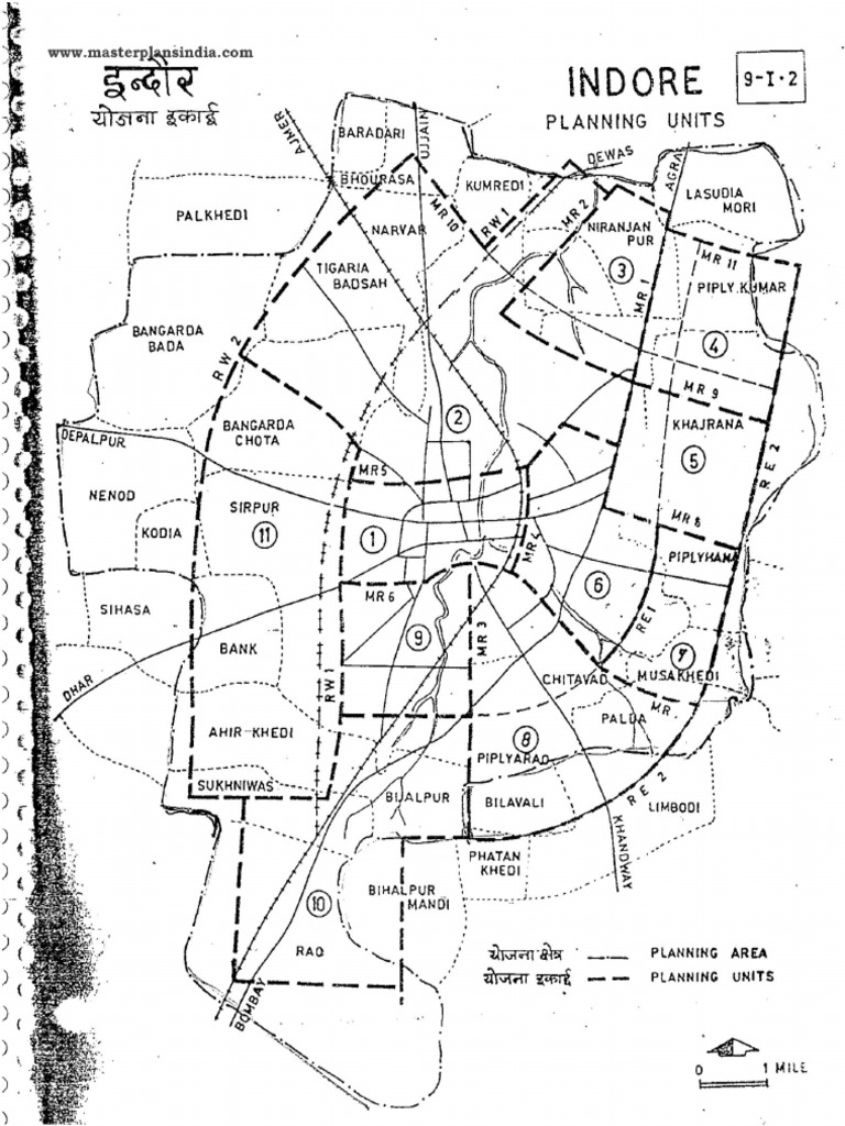 Indore Planning Units Map | PDF