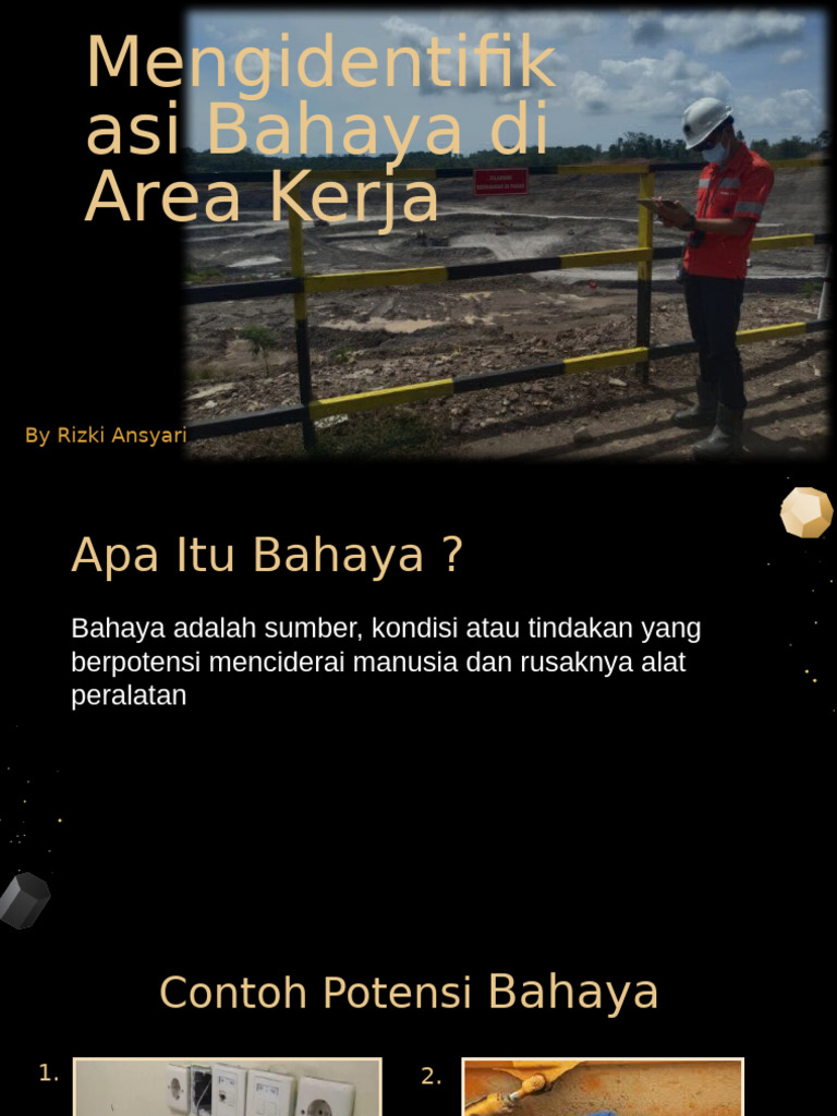 Menganalisa Bahaya Di Area Kerja by Rizki A | PDF