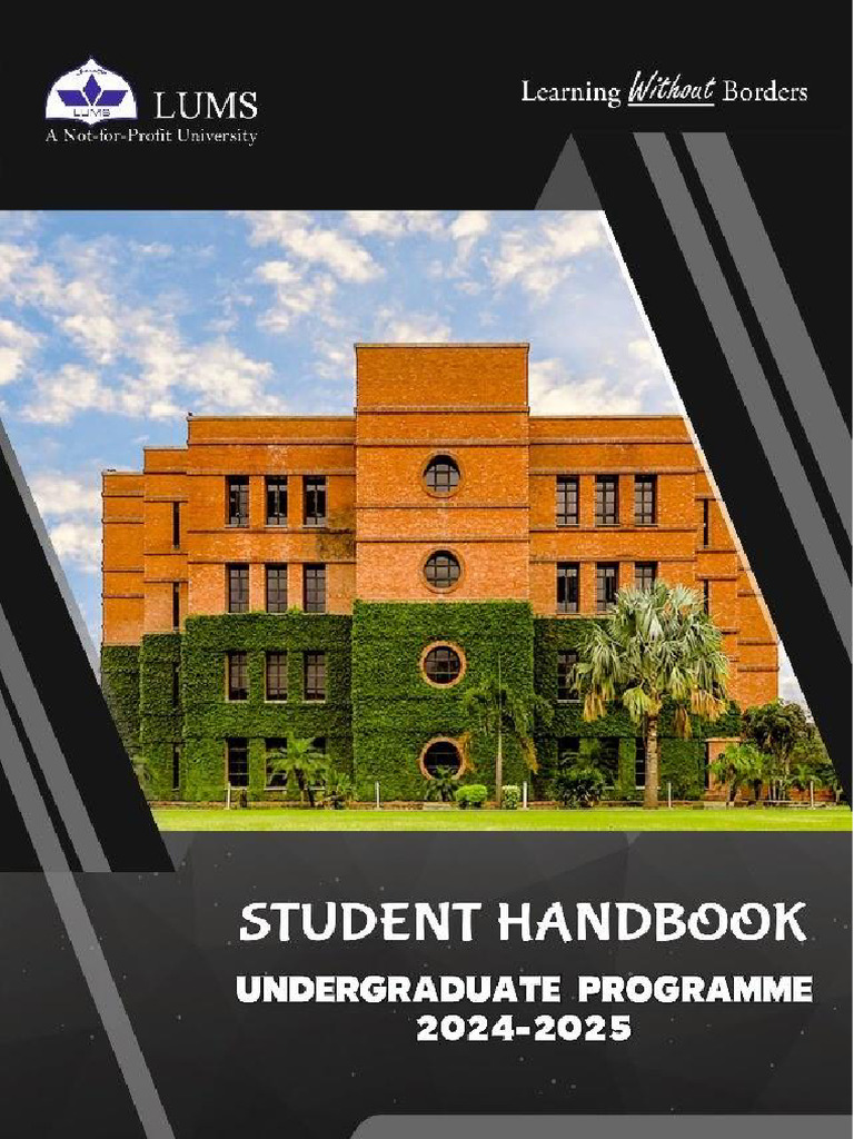 Student Handbook - Undergraduate Programme 2024-2025 | PDF
