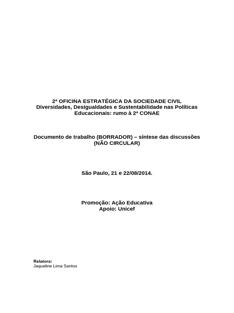 Ata 2 Reunião Do Eixo II-2 | PDF