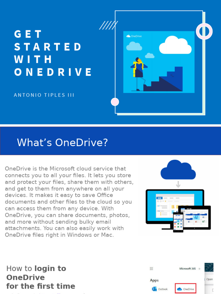 Get Started With OneDrive | PDF | Microsoft | Computer Architecture Get Started With OneDrive | PDF | Microsoft | Computer Architecture