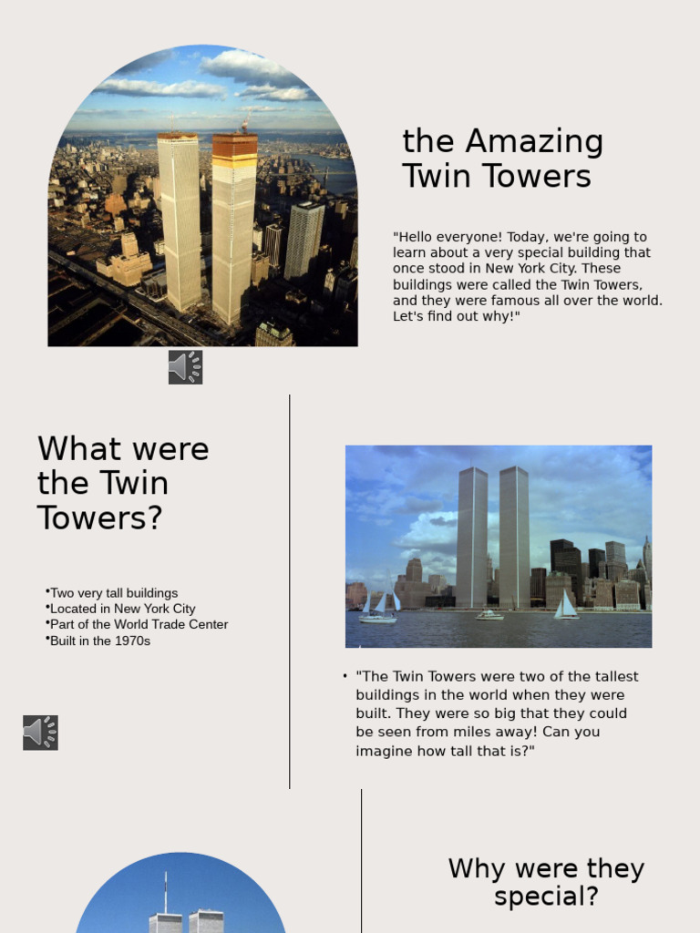 Kids Learn About the Twin Towers | PDF | World Trade Center (1973–2001 ...