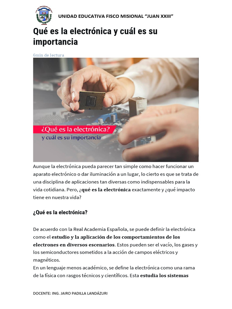 Electronica Basica Introduccion | PDF