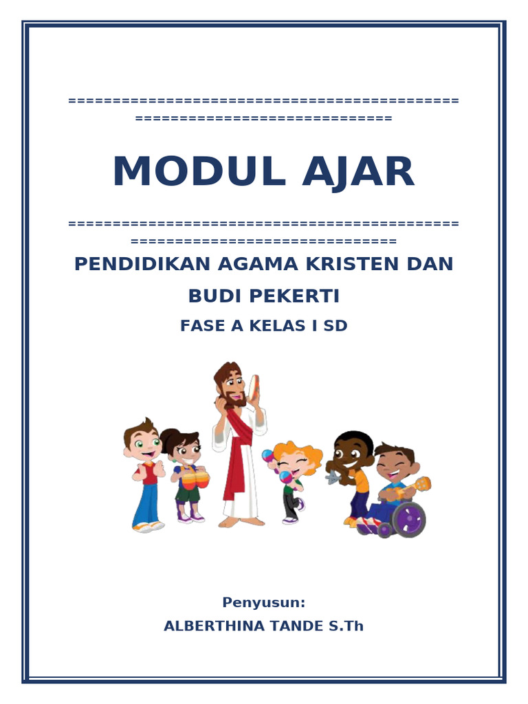 2 Final MA - Veronica Hematang - PAK - Fase A - Kelas I - 1.10 | PDF