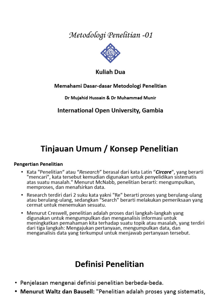 BRMT701 PPT Lecture 2 | PDF