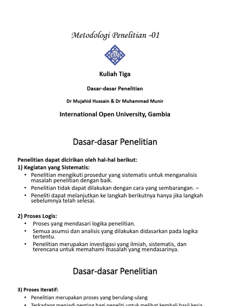 BRMT701 PPT Lecture 3 | PDF