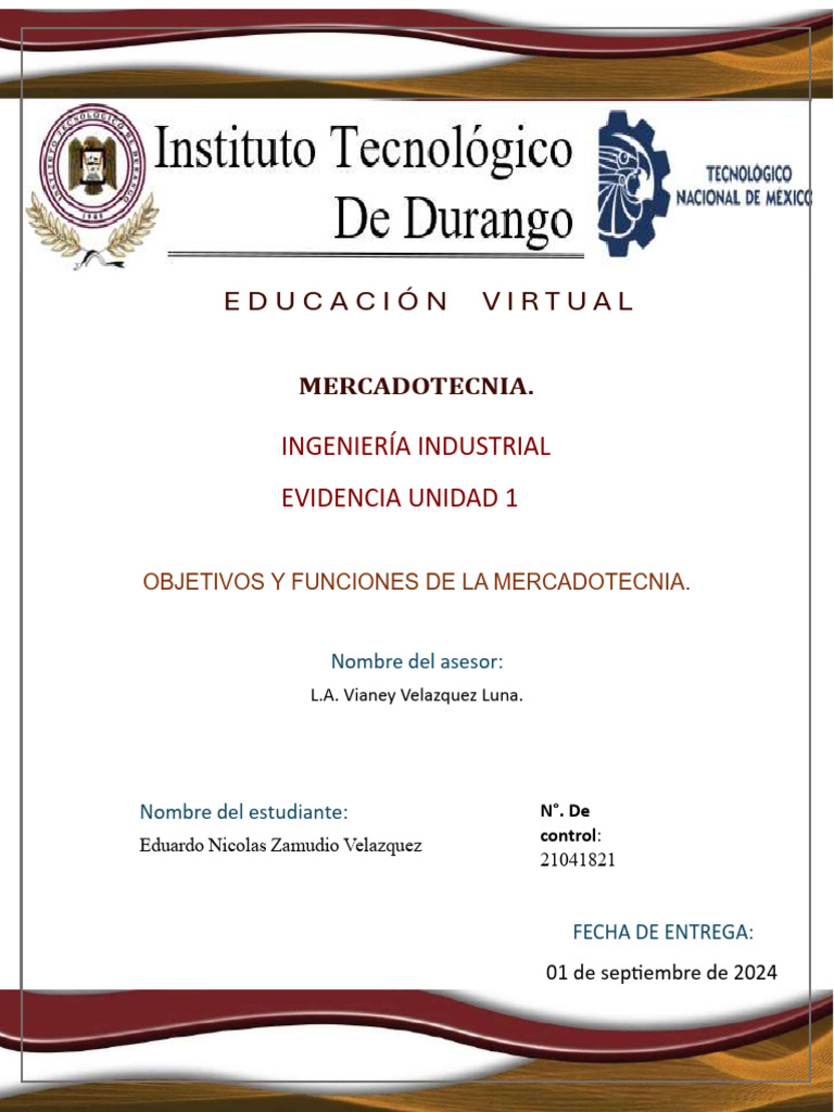 Obj y Fun de La Mercadotecnia Eduardozamudio Mercadotecnia. | PDF