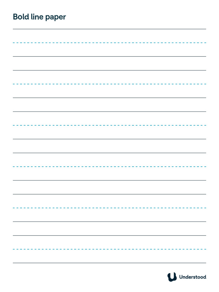 Bold Line Paper Understood | PDF