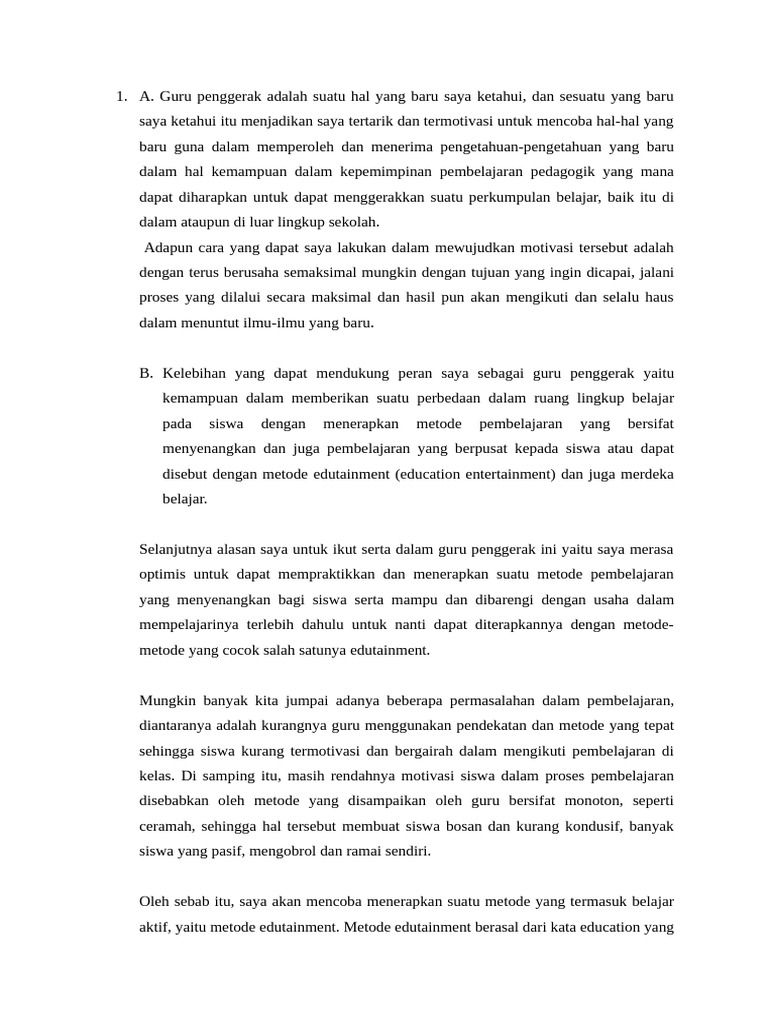 Kunci Jawaban Esai CGP | PDF