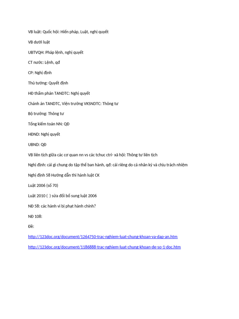 Pháp luật TTCK | PDF