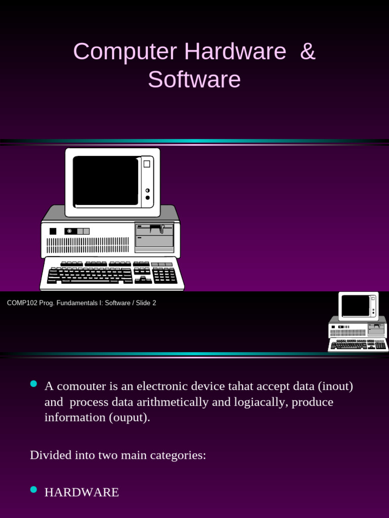 Hardware and Sofware | PDF